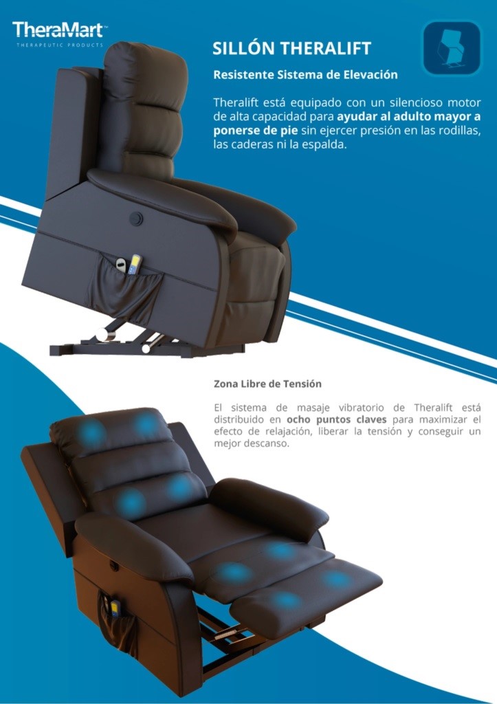 Sillón reclinable StandUp - Theramart TM3000 - C&D Ortopedic